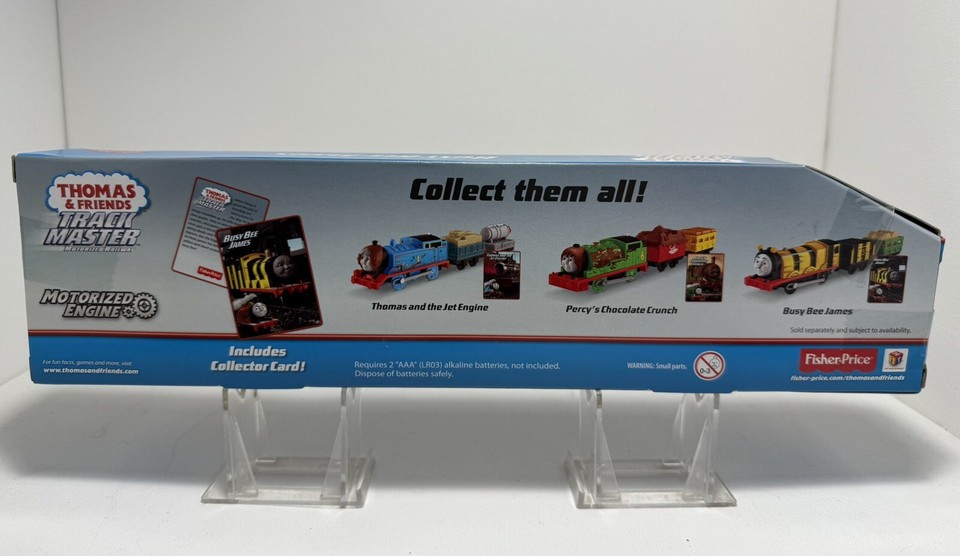 Fisher-Price Thomas and Friends Trackmaster Busy Bee James Train Set ...