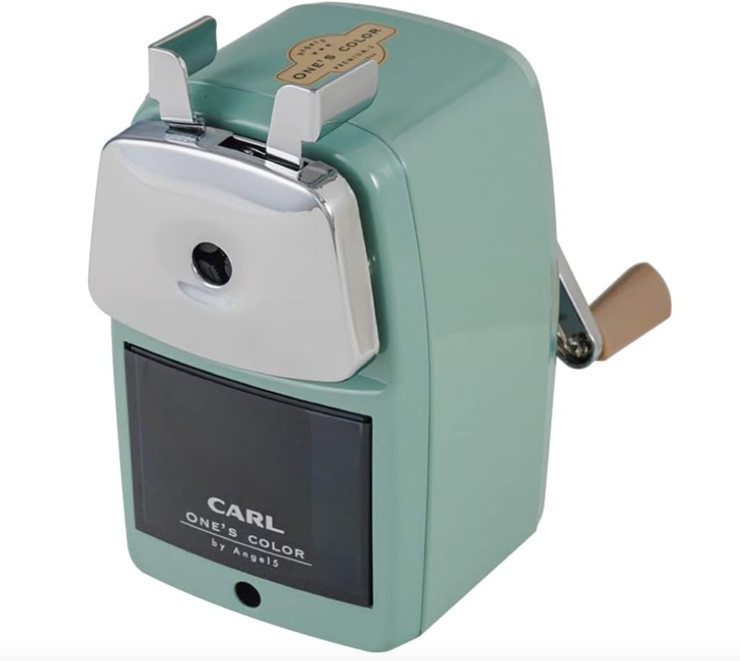 CARL Angel-5 Premium-3 Hand-cranked Pencil Sharpener, A5PR3-U Light ...