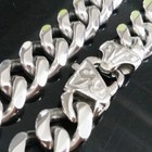 Heavy Men Stainless Steel Curb Cuban for sale | eBay