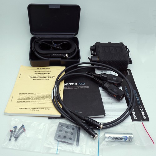 Invisio X50 TEA Dual COMMS Kit In-Ear X5 Dual Digital Hearing ...