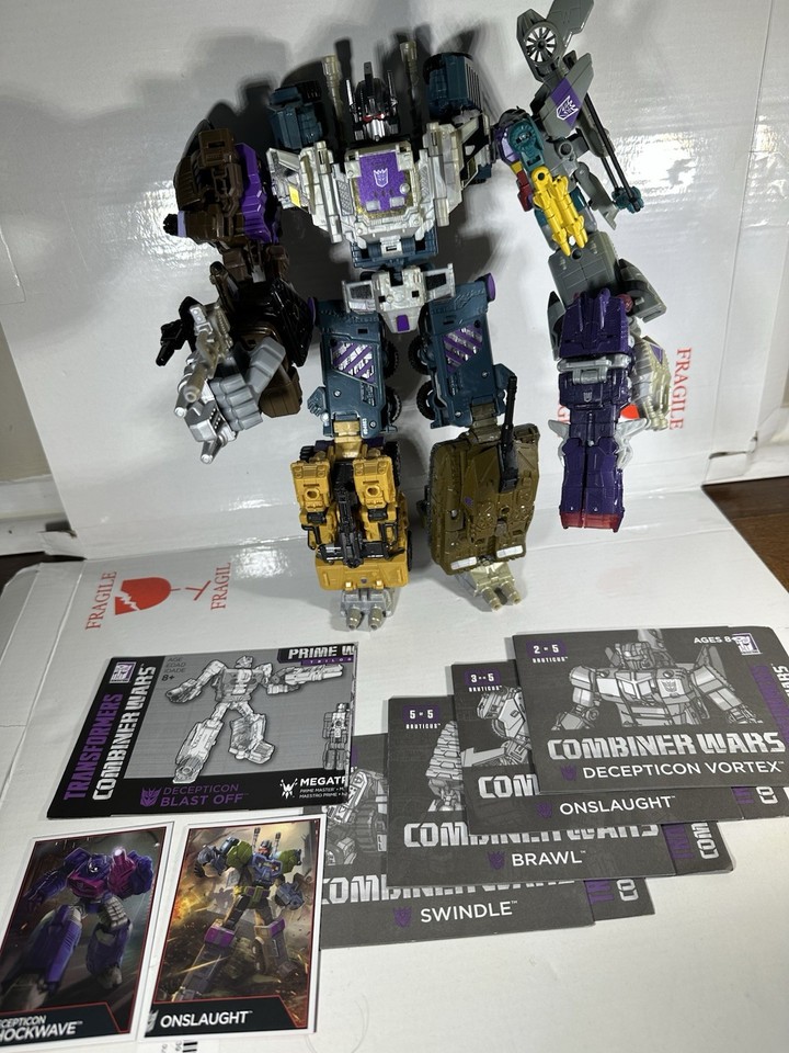 Transformers Combiner Wars BRUTICUS Complete Combiner Generations w ...