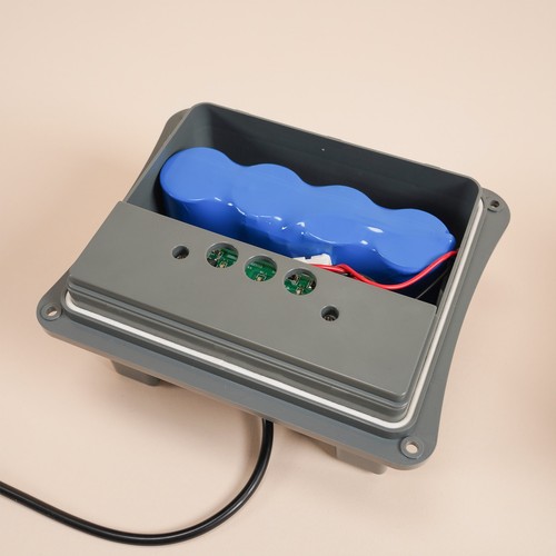 esotec Solar Teichbelüfter-SET 25/600 POWER 5 mit LiFePo4 Akku-Speicher ...