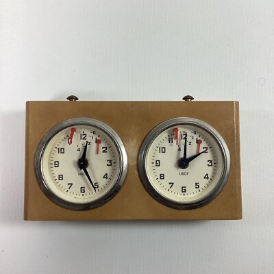 Vintage USCF Chess Clock West Germany Untested | eBay