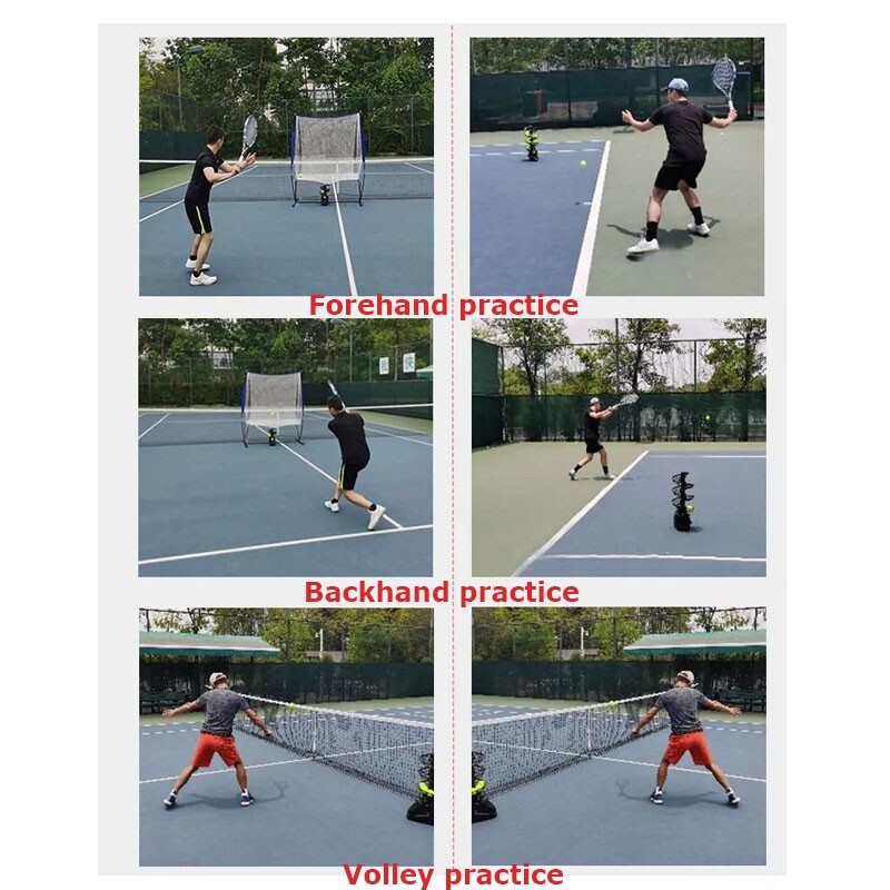 Automatic Tennis Ball Launcher Tennis Serve Machine Tennis Trainer for ...