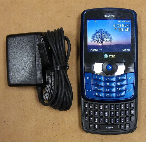 Pantech Reveal C790 - Blue and Black ( AT&T ) Rare Slider Cell Phone ...
