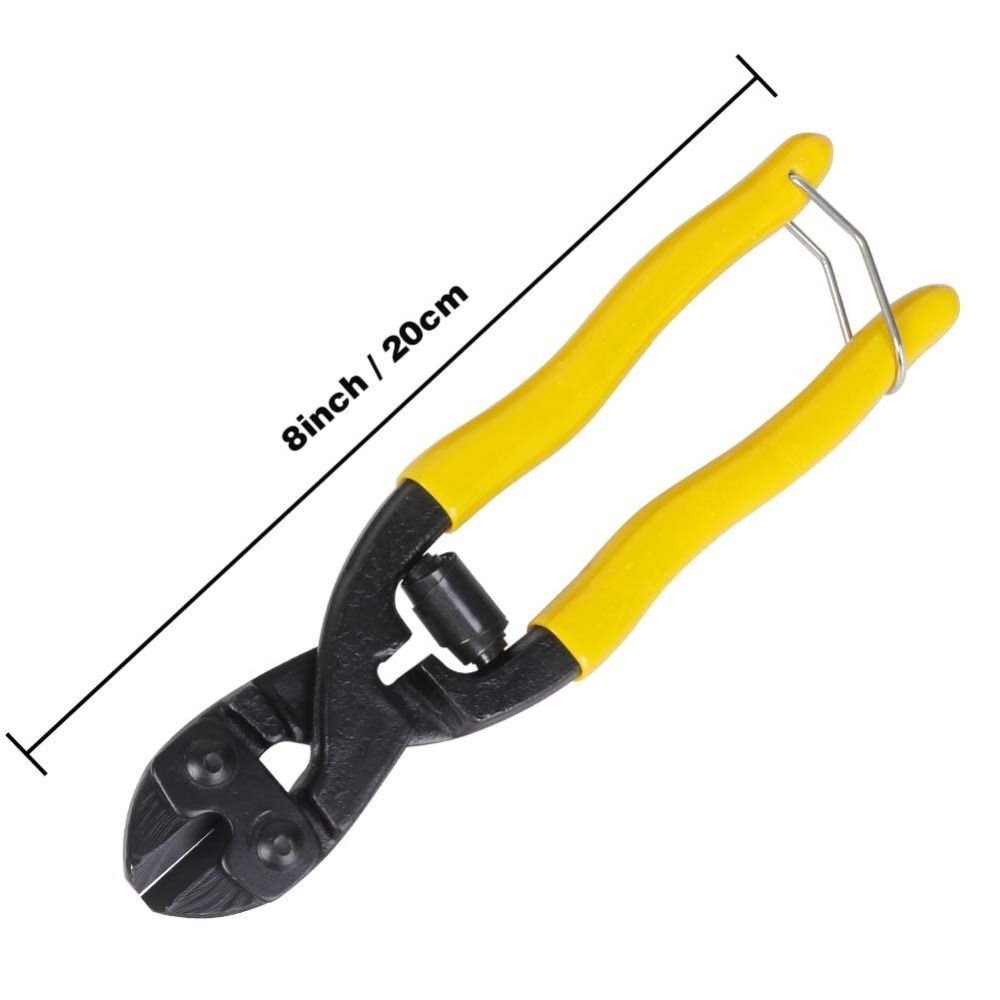 Yellow Wire Clippers Carbon Steel Crimping Pliers Flush Cutter ...