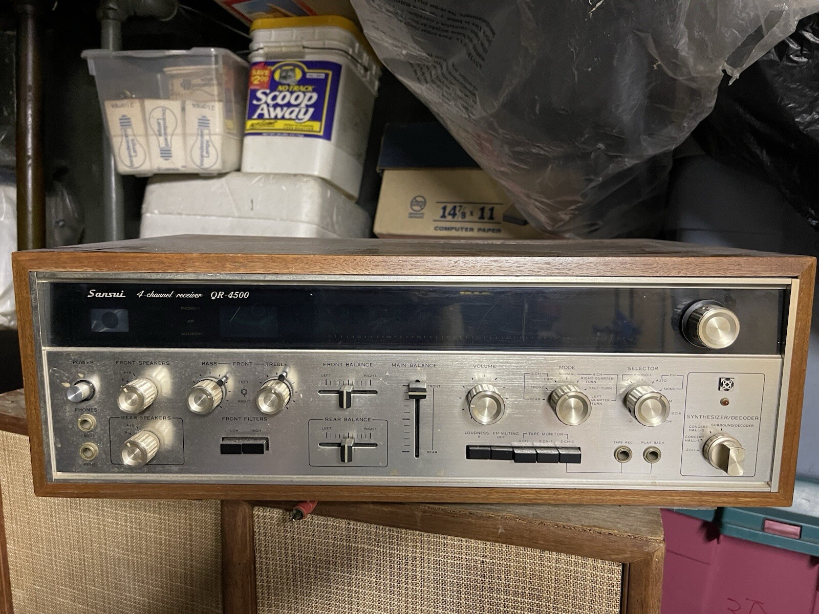 Vintage Sansui QR-4500 4 Quad Channel Stereo Receiver | eBay