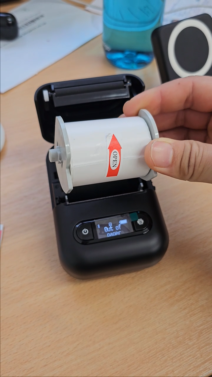 Mini Label Maker Machine Bluetooth Thermal Label Printer Sticker ...