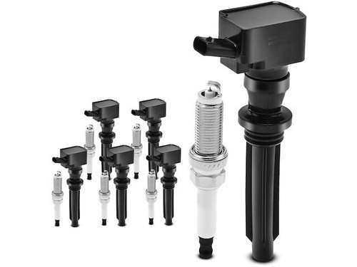 For 2017-2019 Jaguar XE Ignition Coil Set with Spark Plugs APR ...