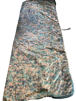 Poncho Liner with Zipper Wet Weather USMC Marpat Woobie USED | eBay
