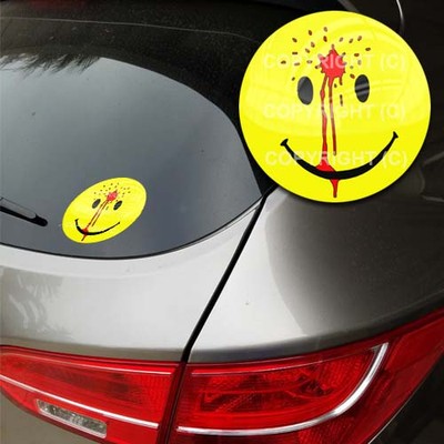 Premium Heavy Duty Round 3M Custom Flat Window Sticker - Shot Smile ...