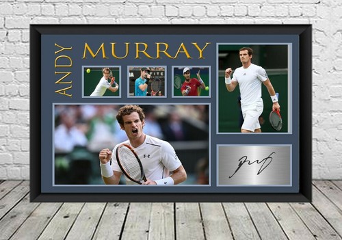 Andy Murray Signed Photo Print Poster Autographed Tennis Memorabilia | eBay