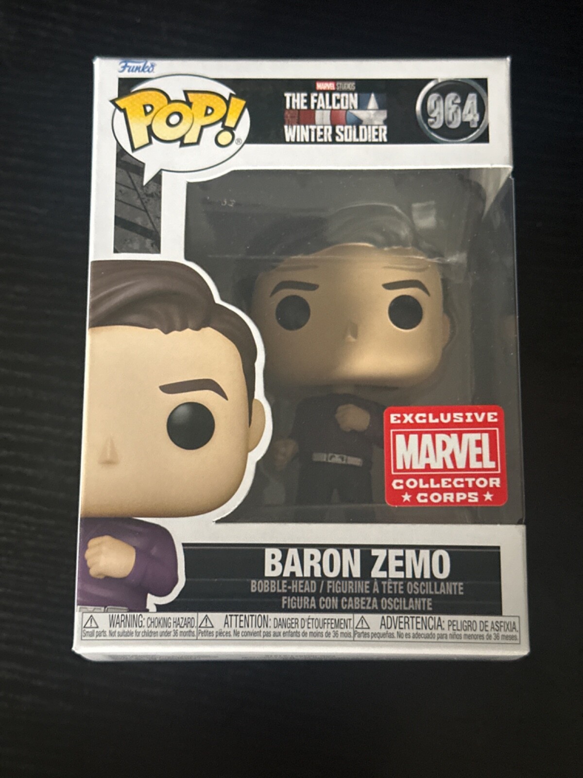 FUNKO POP! BARON ZEMO # 964 MARVEL COLLECTOR CORPS Exclusive | eBay
