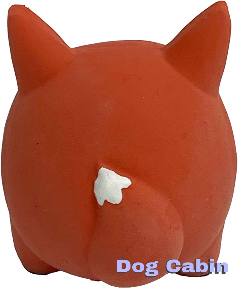 New Multipet Red Fox Ball squeaky animal squeaker dog toy ORIGINAL | eBay