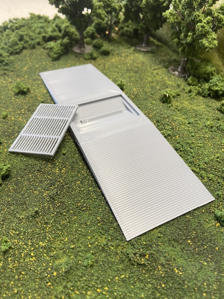 1/64 Drive Over Grain Dump Pit W/ Removable Grate Grain Bin Setups ...