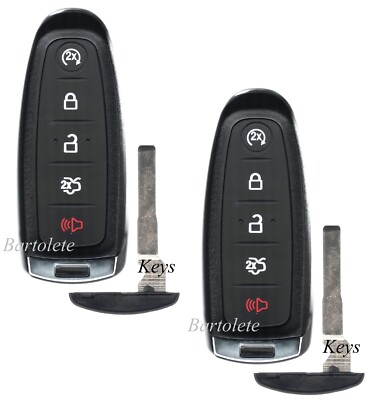 2 Keyless Entry Remote Control Car Key Fob For 2020 2021 2022 2023 Ford ...
