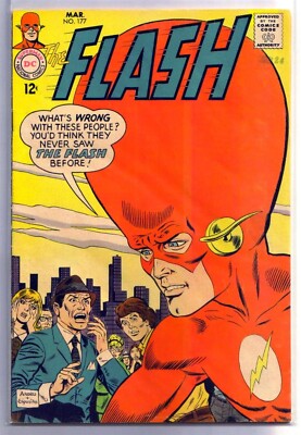 FLASH #177 Massive Head Flash! DC Comic Book ~ FN | eBay