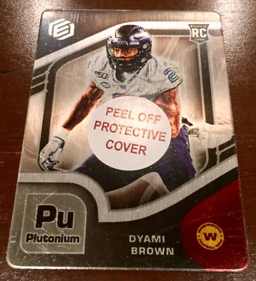 2021 Elements #104 Dyami Brown Plutonium Metal Card Base RC 75/94 ...