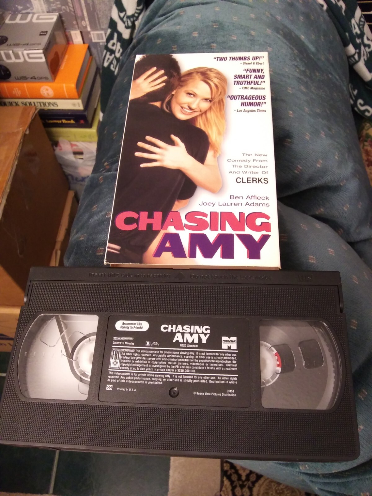 Chasing Amy 1997 VHS Kevin Smith film cult comedy Ben Affleck Jason Lee ...