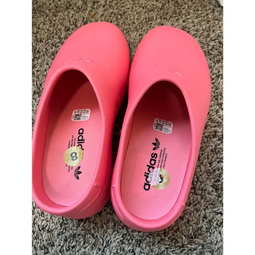 NEW! Adidas Adifoam Stan Smith Mule Shoes Pink Women's Clogs Size 8 | eBay