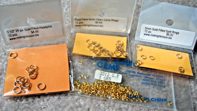 Gold Filled Jewelry Making Accessories Jump Rings Split Rings | eBay
