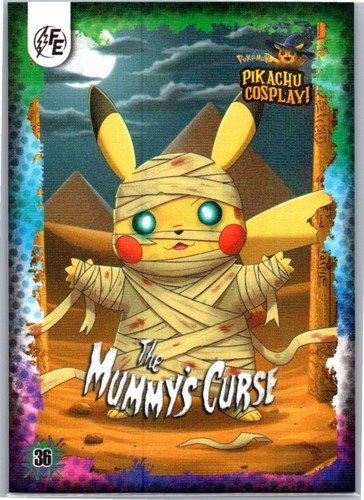 The Mummy's Curse (Pikachu) #36 - Galaxy Holo - Electric Pikachu ...