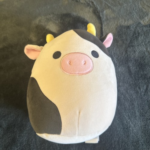 Squishmallow Connor The Cow 8" Squishmallows Kellytoy Black White 2018 ...