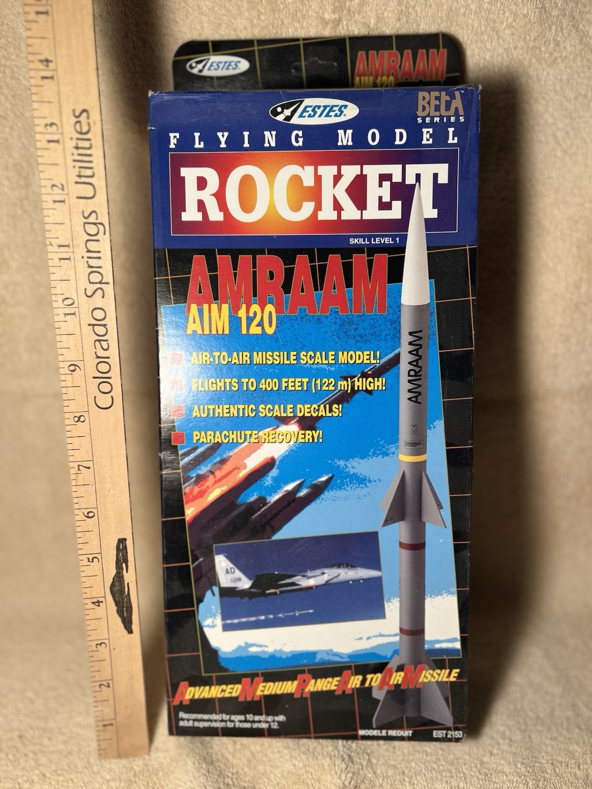 Estes AMRAAM Aim 120 Flying Model Rocket EST 2153 Skill Level 1 | eBay