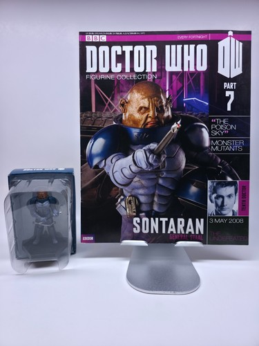 Doctor Who Sontaran General Staal Figurine Eaglemoss Collection #7 w ...