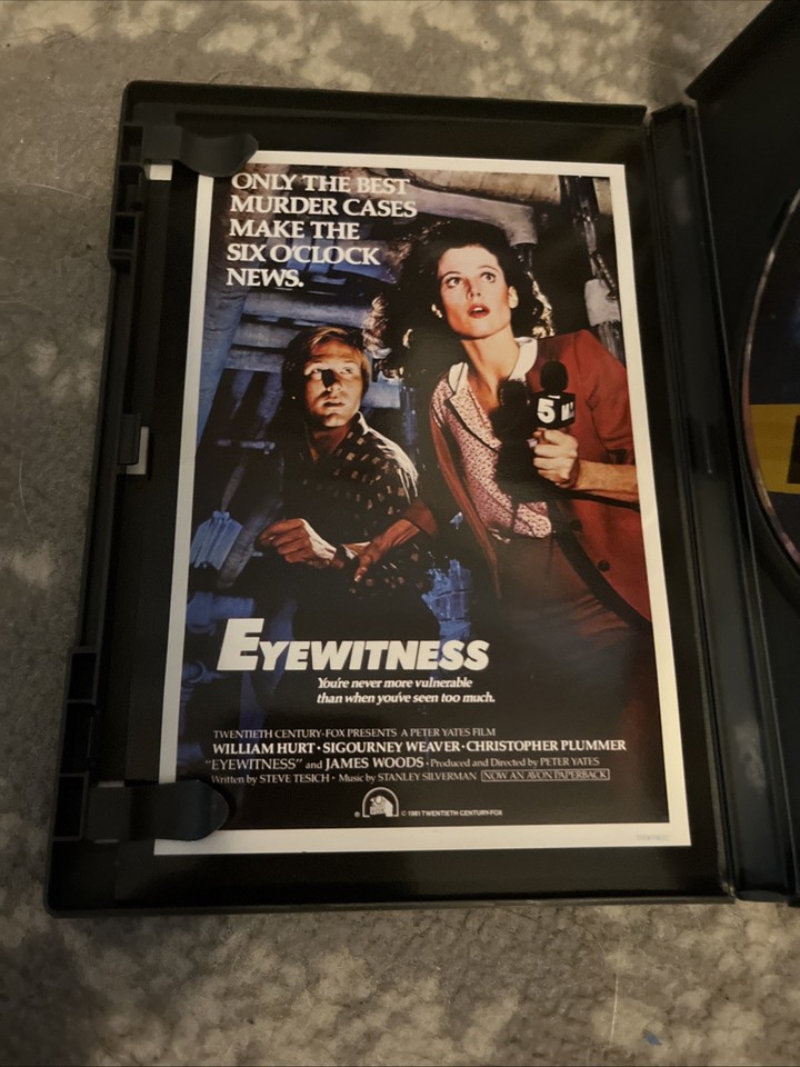Eyewitness (DVD, 1981) William Hurt Sigourney Weaver Christopher ...