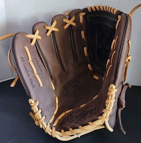 Rawlings RBG36BC RH Baseball Glove 12 1/2 Inch All Leather Shell ...