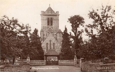 Shipbourne Church Nr Sevenoaks Tonbridge unused RP old pc H Bros | eBay UK