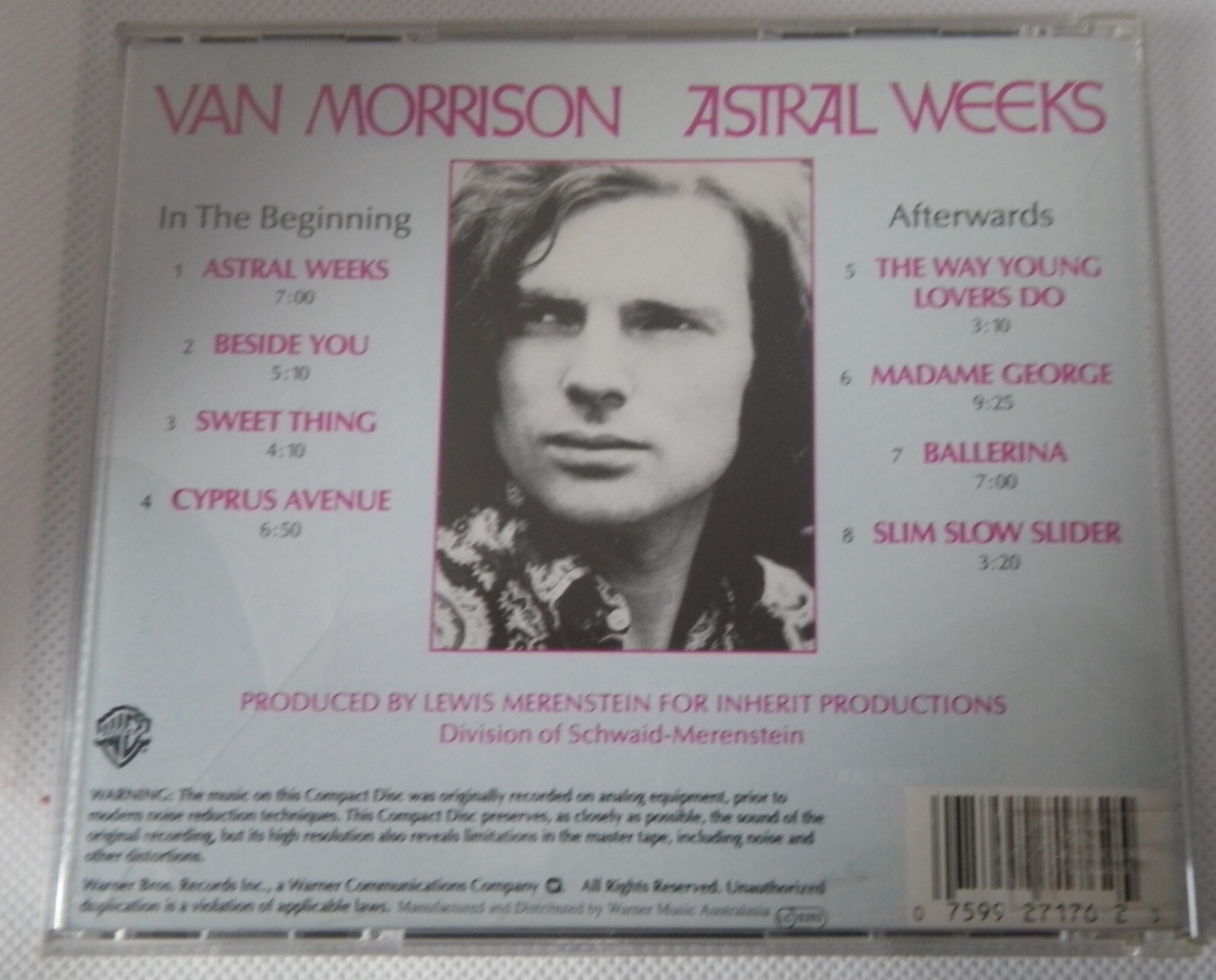 Van Morrison - Astral Weeks CD | eBay
