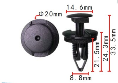20PCS Fit Jeep Fiat Alfa Romeo Door Trim Push Retainers 0051897485 ...