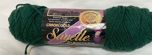 Caron Gold Sayelle Yarn Skein - Forest Green | eBay