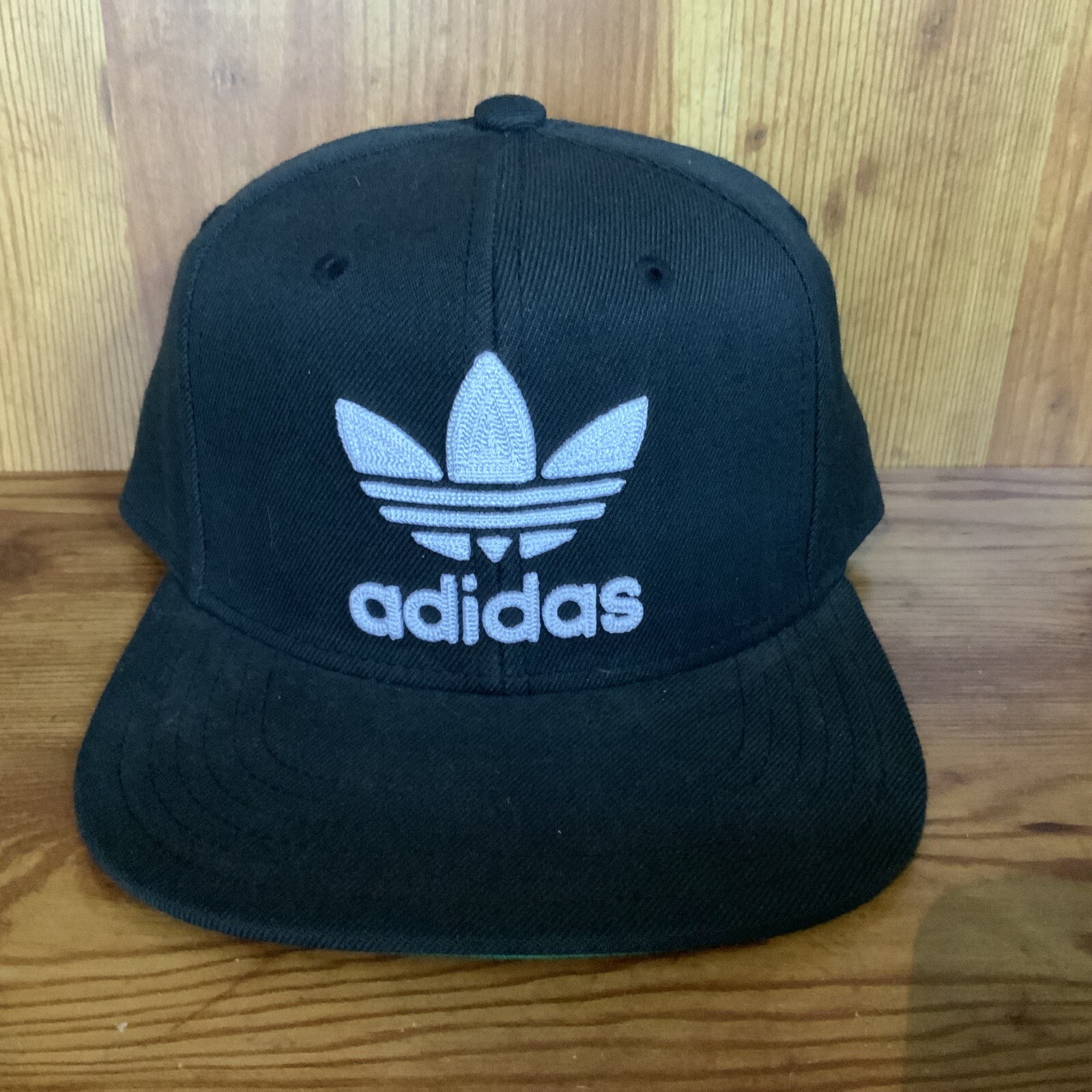 Adidas Mens Originals Snapback Flat Brim Cap Hat - Bl… - Gem