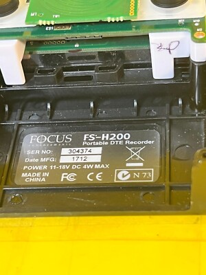 Focus Enhancements FS-H200 Portable Compact Flash DTE Recorder DV HDV ...