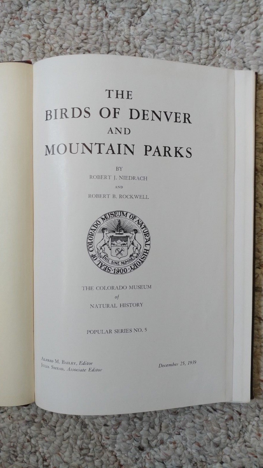 The Birds of Denver and Mountain Parks | eBay