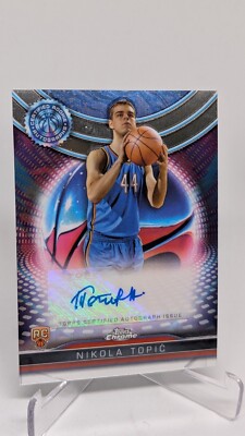 2024-25 Topps Chrome Basketball Nikola Topic Auto Certified Rookie | eBay