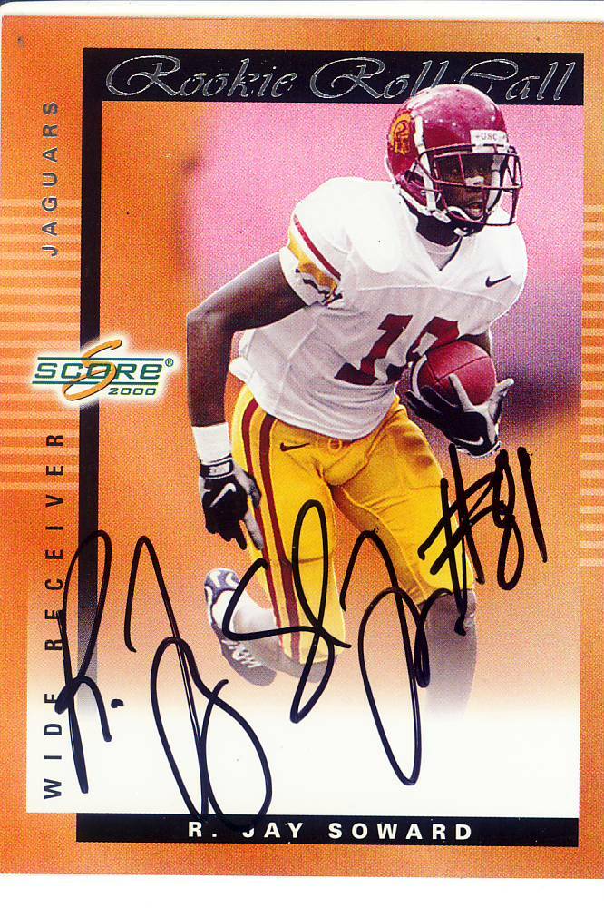 rj soward rookie rc draft auto autograph usc trojans college 18/50 2000 ...