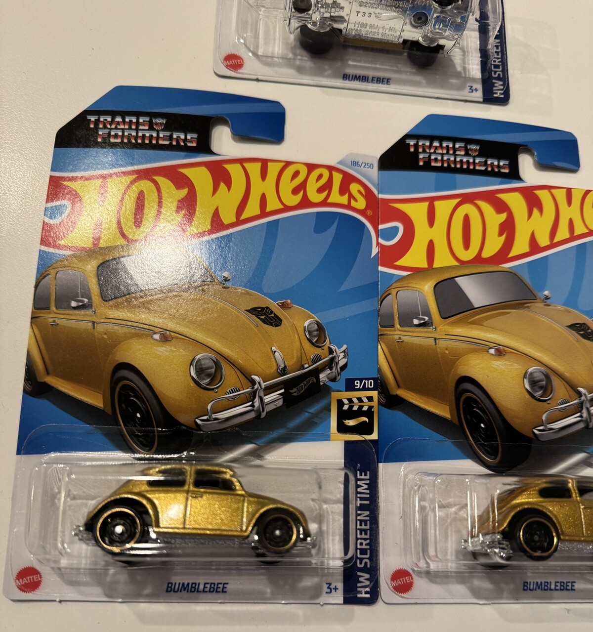 * LOT OF 5 - 2024 Hot Wheels Mainline VOLKSWAGEN BUMBLEBEE * GOLD ...
