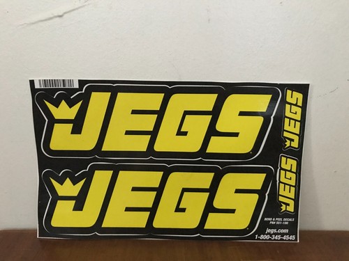 Set of 4 JEGS Bend & Peel Decal Sticker Sheet 551-100 Performance Parts ...