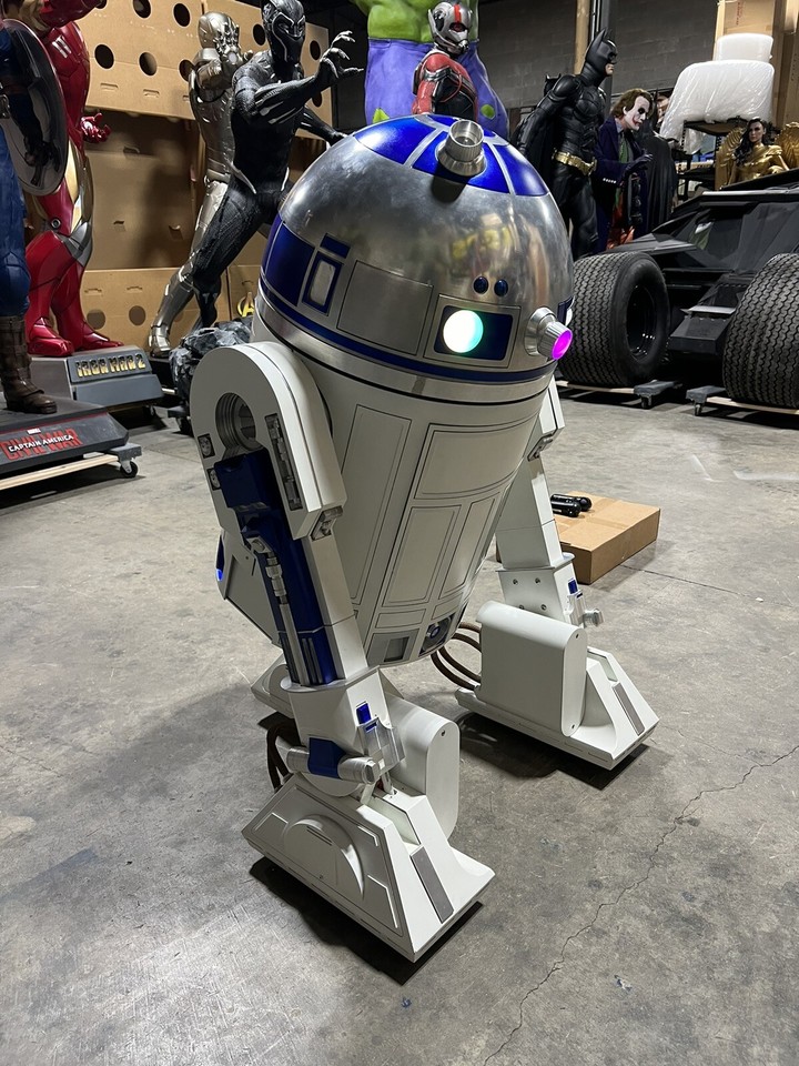 Life Size Star Wars All Aluminum Remote Controlled R2-D2 Full Size 1:1 ...