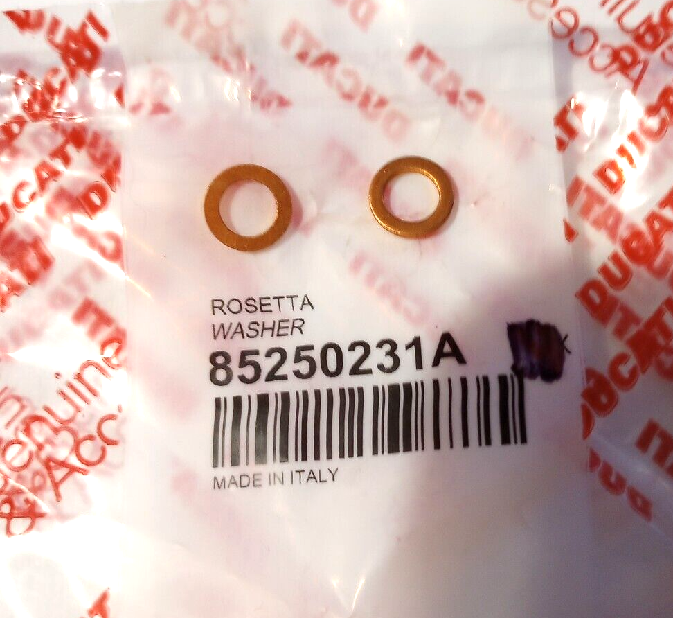 Ducati Washer NOS 85250231A Qty. 2 (L-8171) | eBay