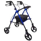 Compass Health Heavy Duty Bariatric Rollator Walker - w/Large Seat 450 ...