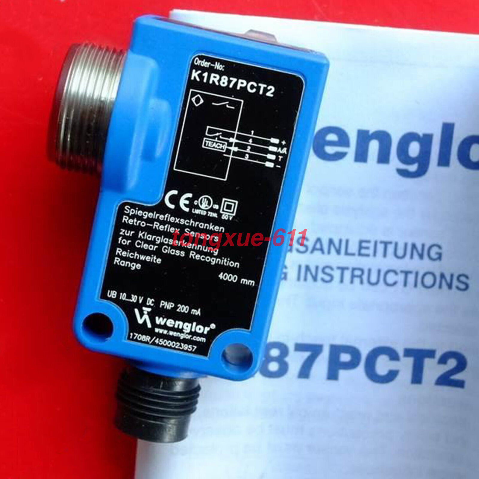One NEW Photoelectric Sensor For Wenglor K1R87PCT2 Via FedEx or DHL | eBay