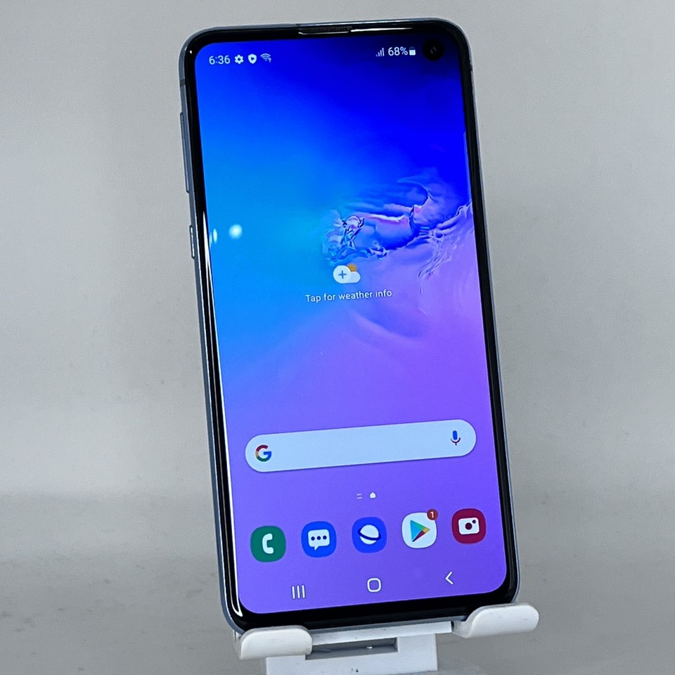 Samsung Galaxy S10e SM-G970U 128GB Prism Blue Verizon Unlocked W026984 ...