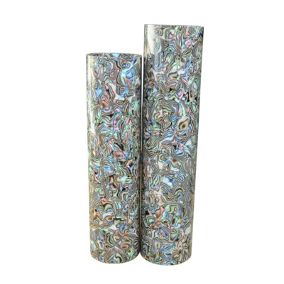 2Pcs 0.5mm Drum Wrap Musical Instrument Deco Sheet 10x60 16x60 Abalone ...