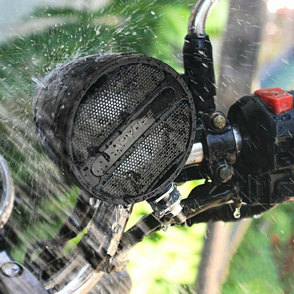 Waterproof Motorcycle ATV UTV Bike Audio System Handlebar FM Radio iPod ...