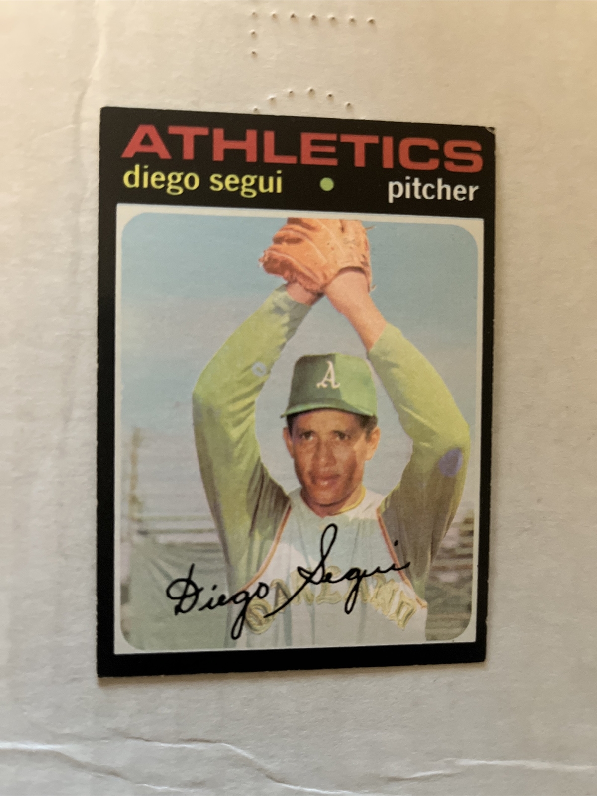 1971 Diego Segui Oakland Athletics Topps Baseball Card #215 | eBay